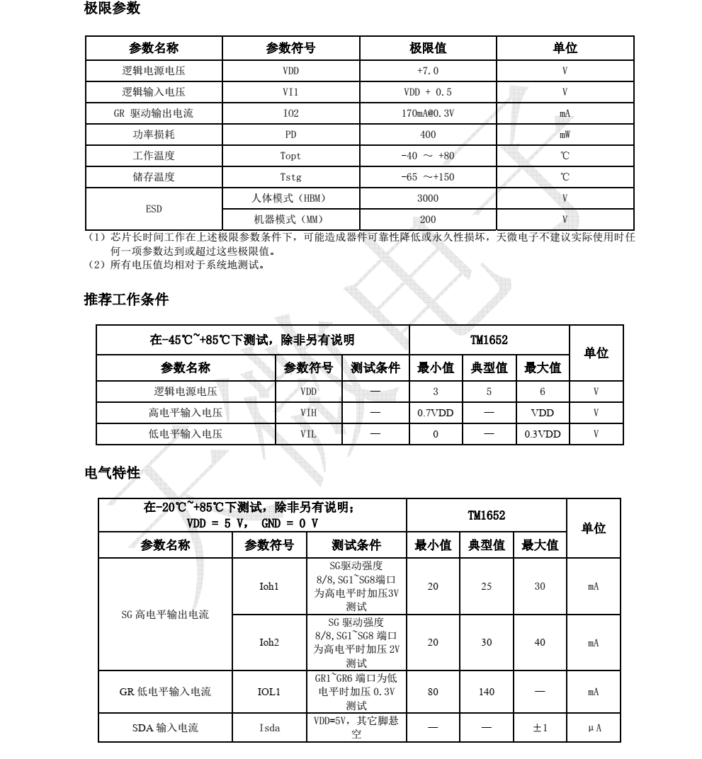 TM1652 - LED驱动芯片 - 深圳市夸克微科技有限公司